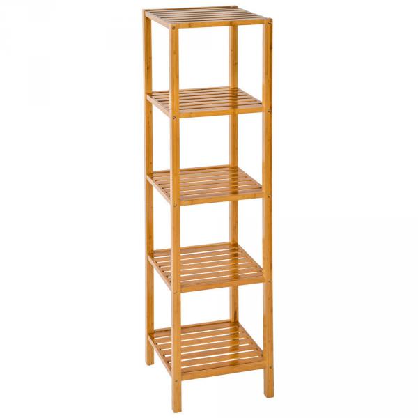Samostoječi leseni regal - 5 polic - Propin - prodaja in storitve